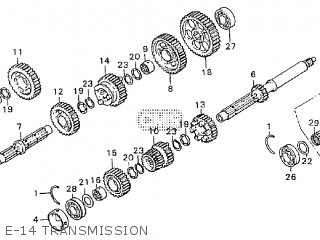 Honda GL1000 U.S.A parts lists and schematics