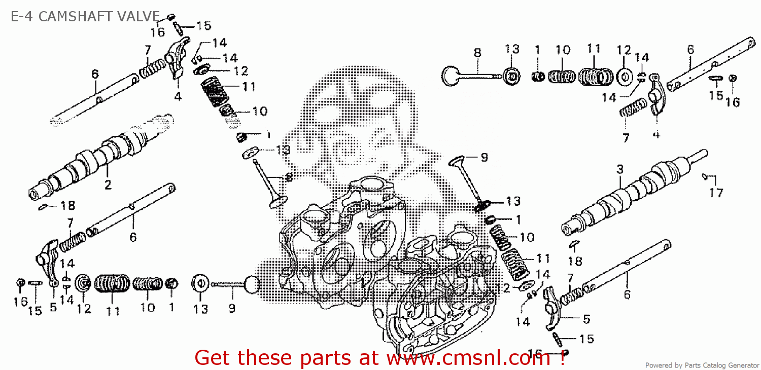 Honda Honda GL1000 U.S.A parts lists and schematics