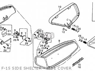 Honda GL1000 U.S.A parts lists and schematics