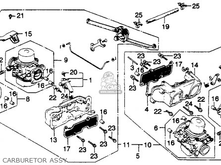 Honda GL1100 GOLDWING 1982 (C) USA parts lists and schematics