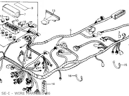 Honda GL1200SEI GOLDWING ASPENCADE 1986 (G) USA CALIFORNIA parts lists ...