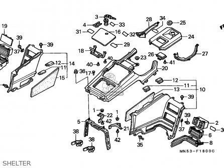 Honda Gl1500 Goldwing 1988 (j) Spain / Kph parts list partsmanual ...
