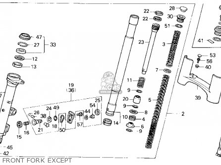 Honda Honda GL1500 GOLDWING 1989 (K) USA CALIFORNIA parts lists and ...