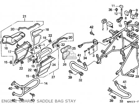 Honda Honda GL1500 GOLDWING 1990 (L) GERMANY parts lists and schematics