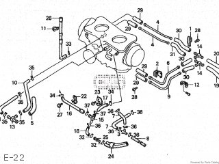 Honda GL1500SE 1996 (T) JAPAN SC22-104 parts lists and schematics