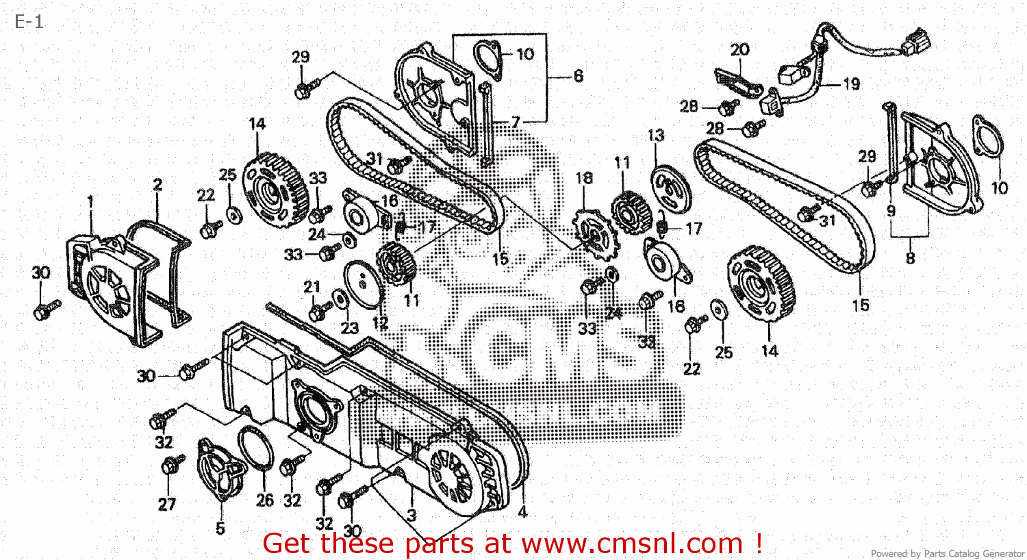 Honda GL1500SE 1997 (V) JAPAN SC22-104 E-1 - buy E-1 spares online
