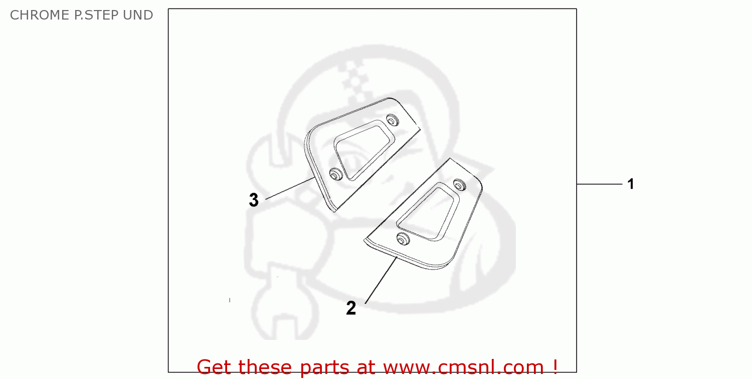 Honda GL1800 GOLD WING 2008 (8) FRANCE / CMF CHROME P.STEP UND - buy ...