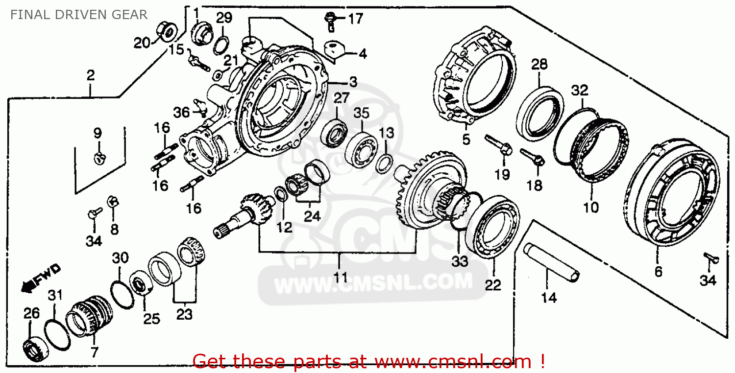 Honda Honda GL650 SILVERWING 1983 (D) USA parts lists and schematics