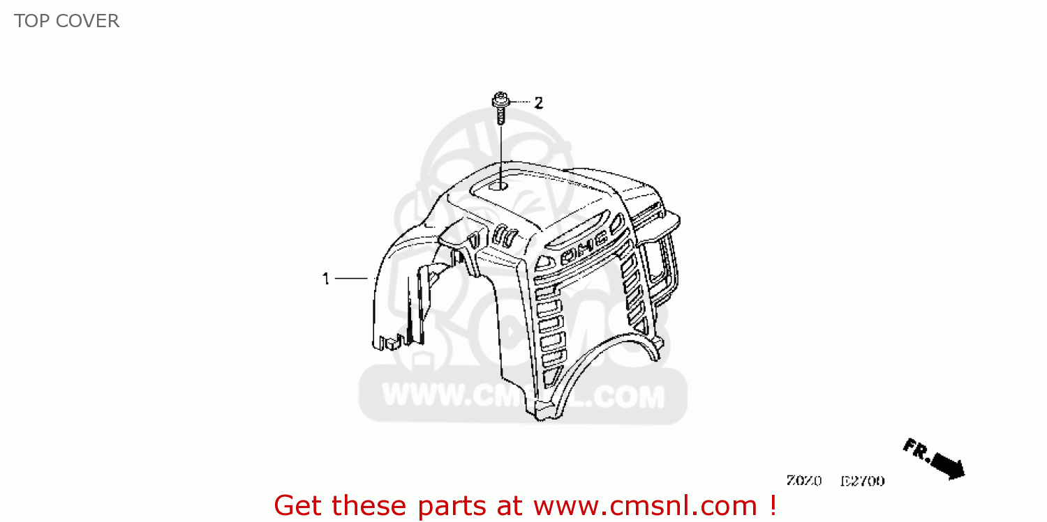 Honda GX35\SAUT\14Z0Z403 TOP COVER - buy TOP COVER spares online