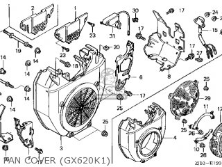Honda GX620\QZD\14ZJ11E2 parts lists and schematics