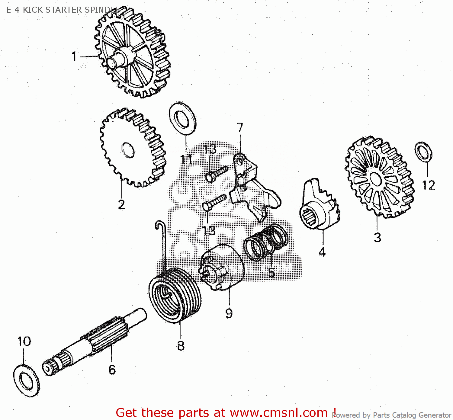 Honda MB100 1980 (A) GENERAL EXPORT KPH ENGLAND E-4 KICK STARTER ...