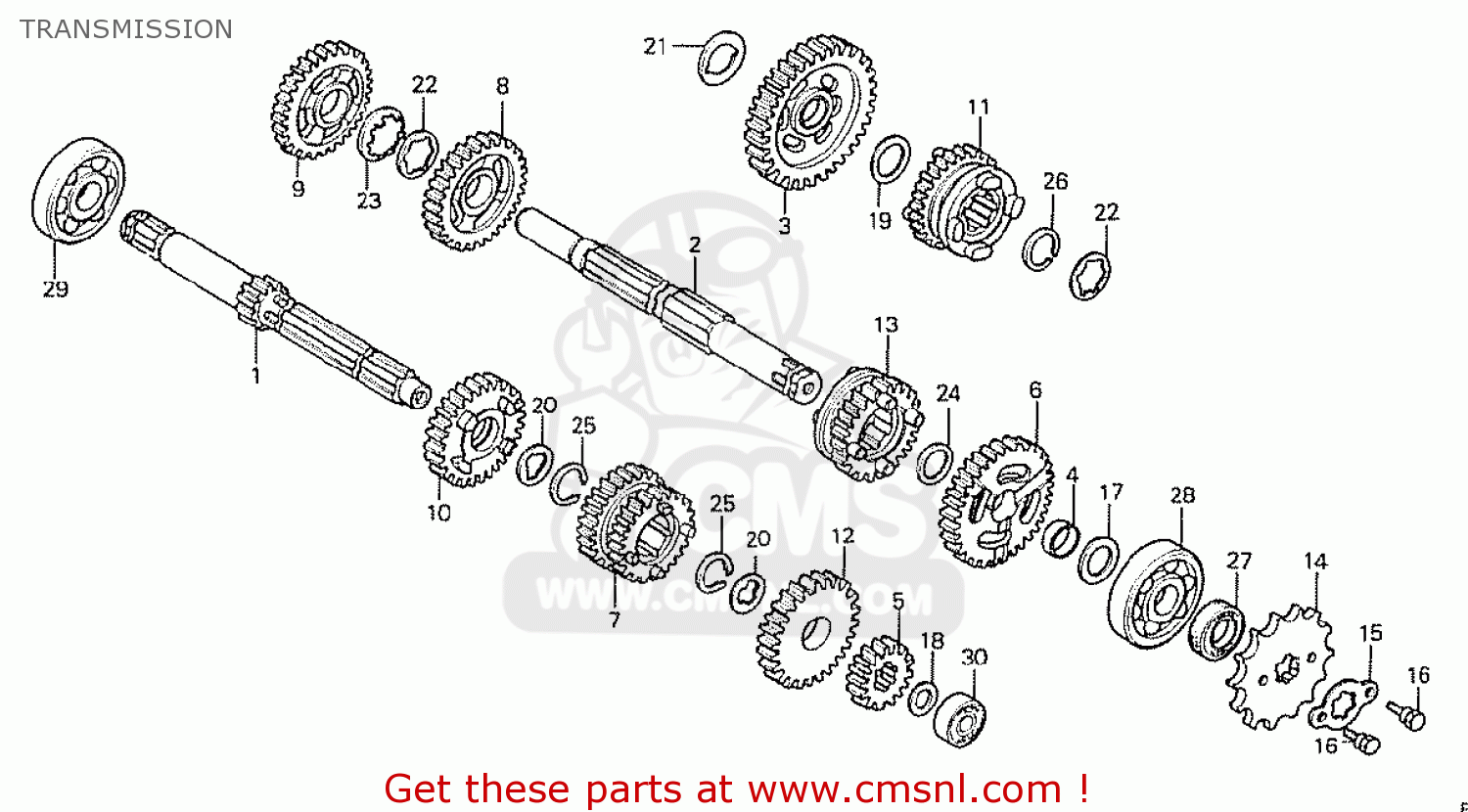 Honda MB50F MB5 1980 (A) SWITZERLAND parts lists and schematics