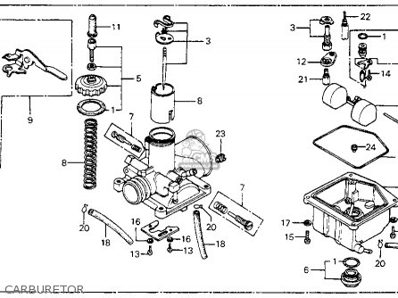 Honda MR175 ELSINORE 1976 USA parts lists and schematics
