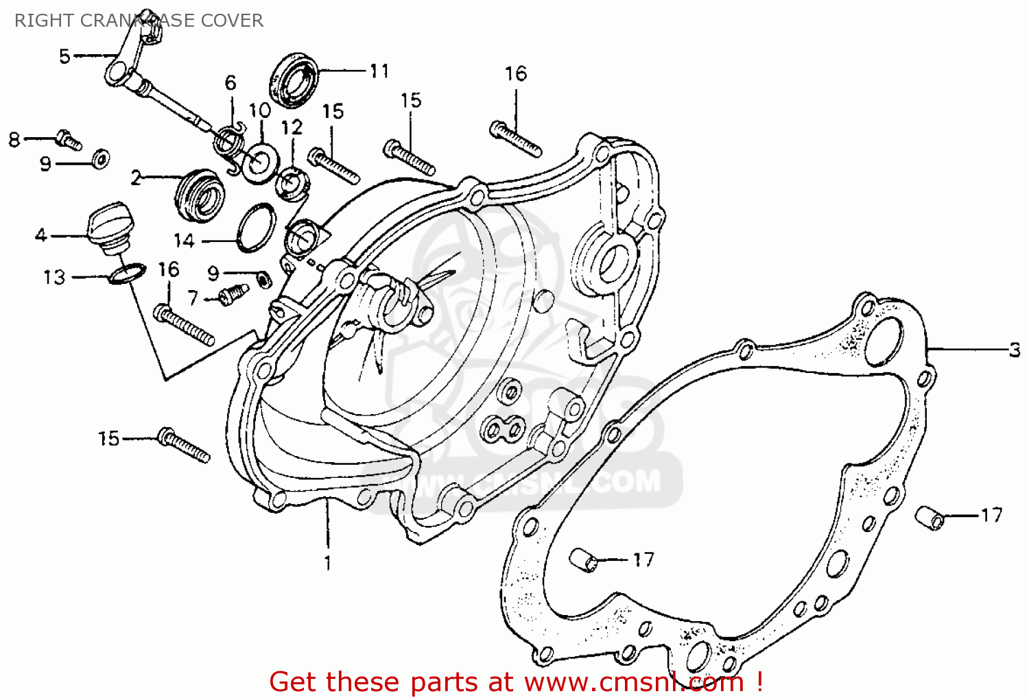 Honda MR175 ELSINORE 1976 USA parts lists and schematics