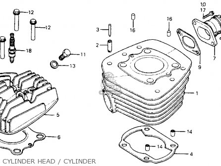 Honda MR175 ELSINORE 1977 USA parts lists and schematics
