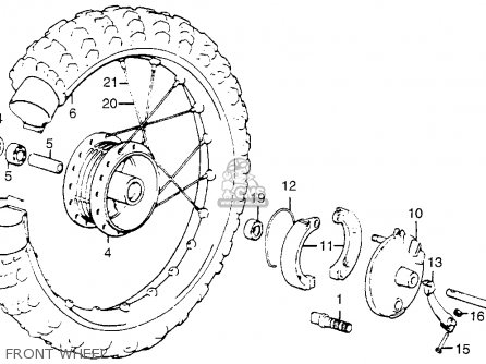 Honda Honda MR50 ELSINORE 1974 K0 USA parts lists and schematics