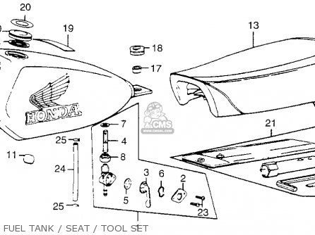 Honda MR50 ELSINORE 1974 K0 USA parts lists and schematics