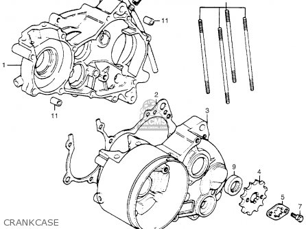Honda MR50 ELSINORE 1975 K1 USA parts lists and schematics