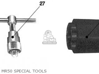 Honda MR50 SPECIAL TOOLS parts lists and schematics