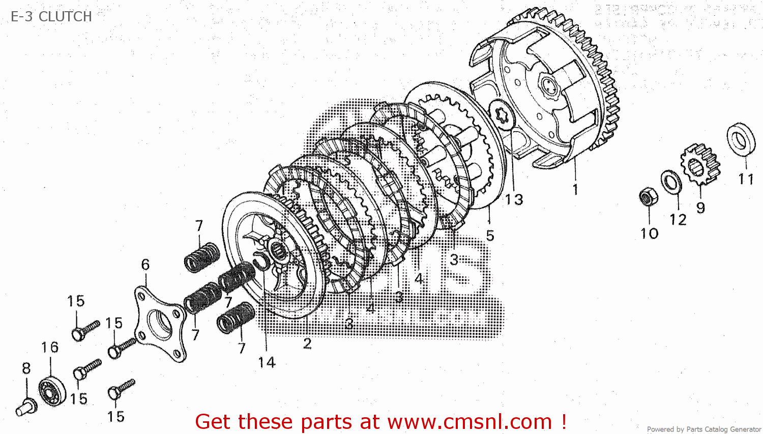 Honda MT80S 1980 (A) parts lists and schematics