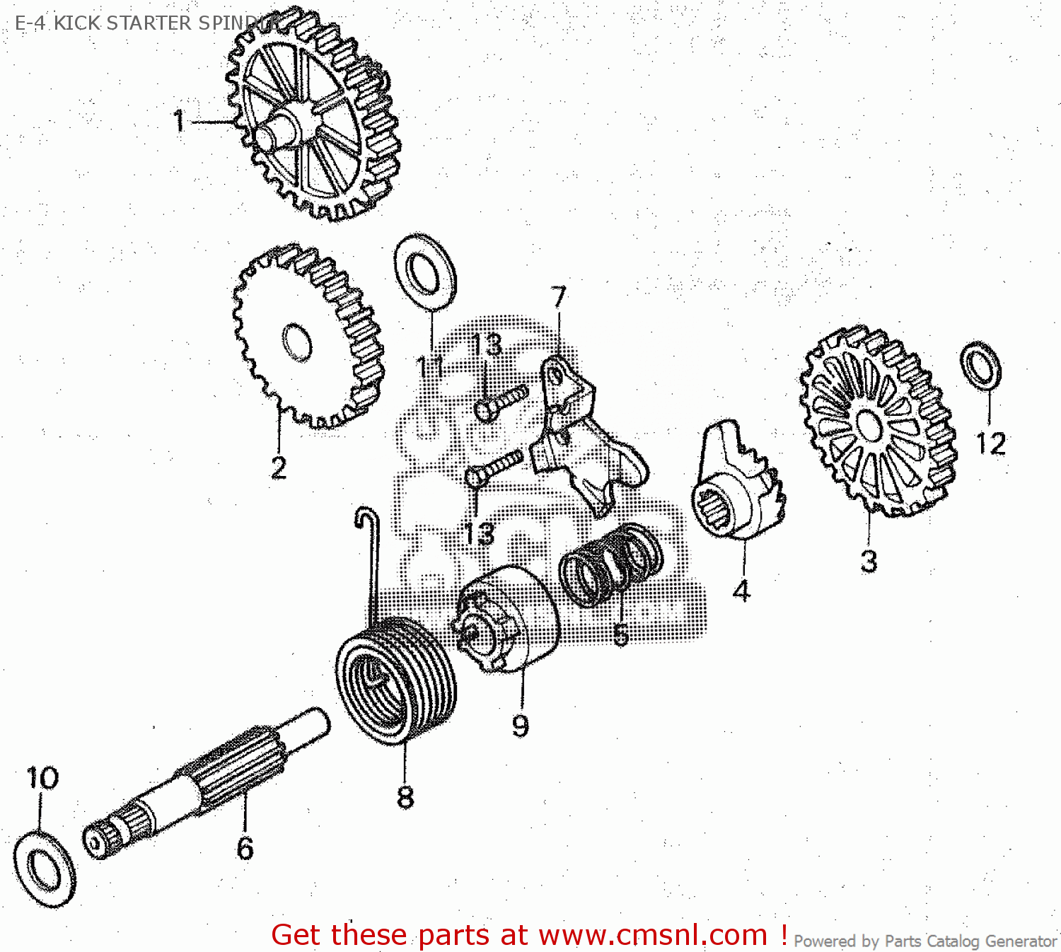 Honda MT80S 1980 (A) parts lists and schematics