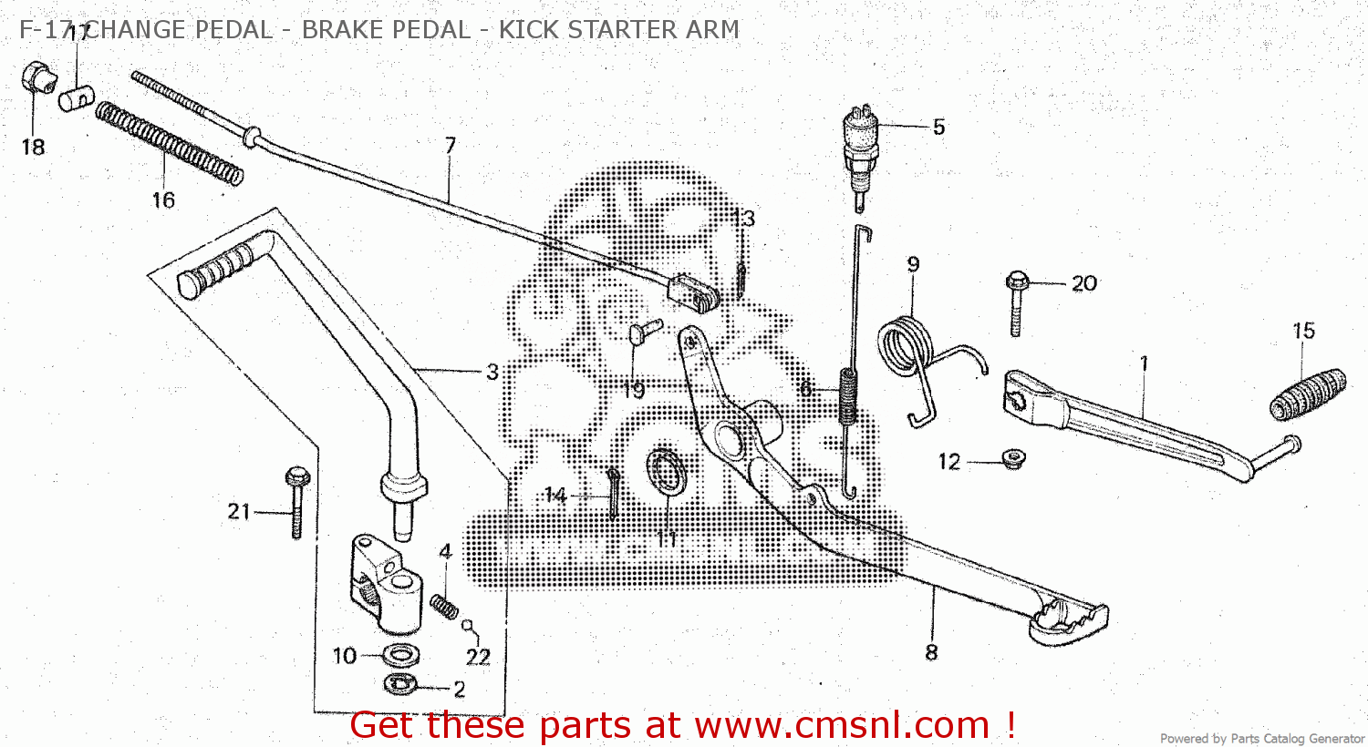 Honda MT80S 1980 (A) parts lists and schematics