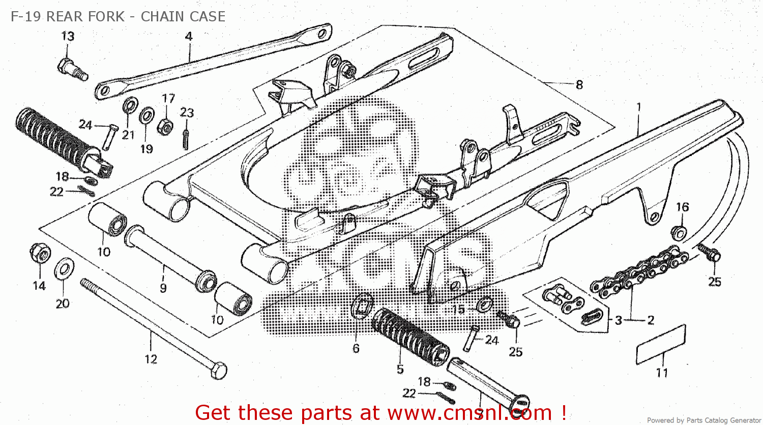 Honda MT80S 1980 (A) parts lists and schematics