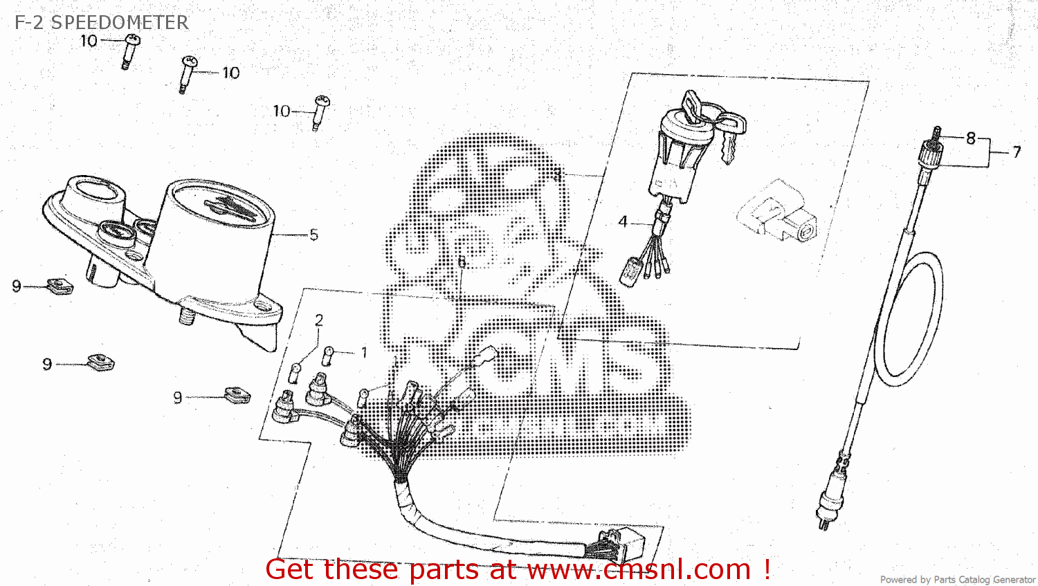 Honda MT80S 1980 (A) parts lists and schematics