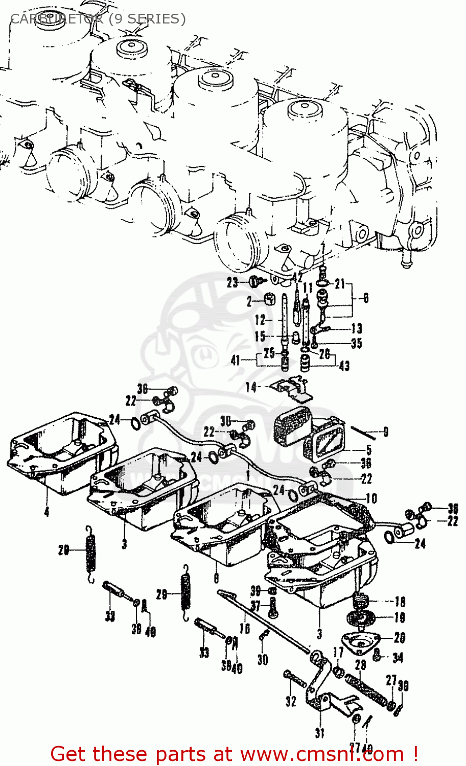 Honda N1300 COUPE 99 9 SERIES (KU KQ KT) CARBURETOR (9 SERIES) - buy ...