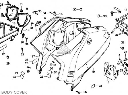 Honda Honda NB50 AERO 50 1986 (G) USA parts lists and schematics
