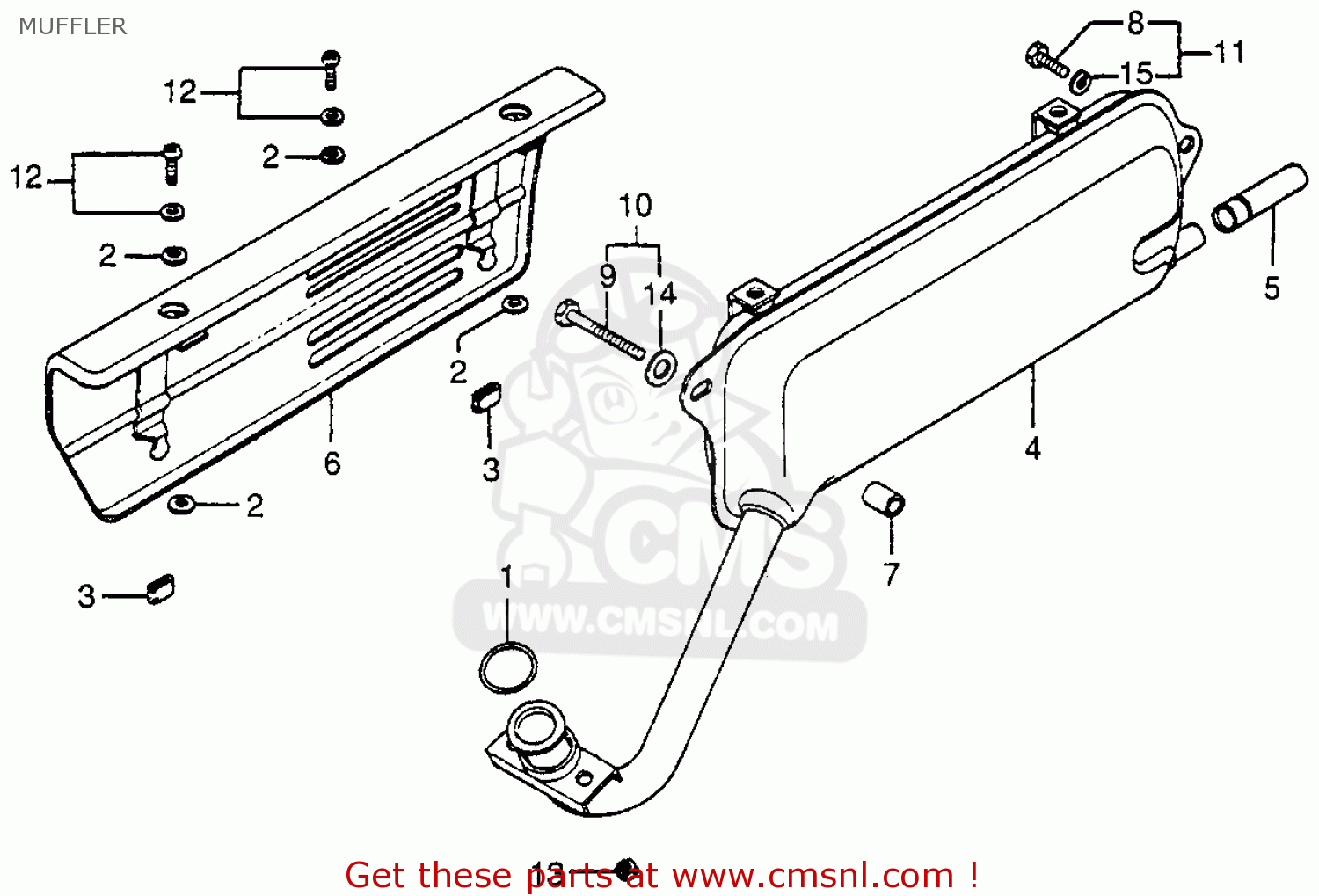 Honda NC50 EXPRESS 1978 USA parts lists and schematics