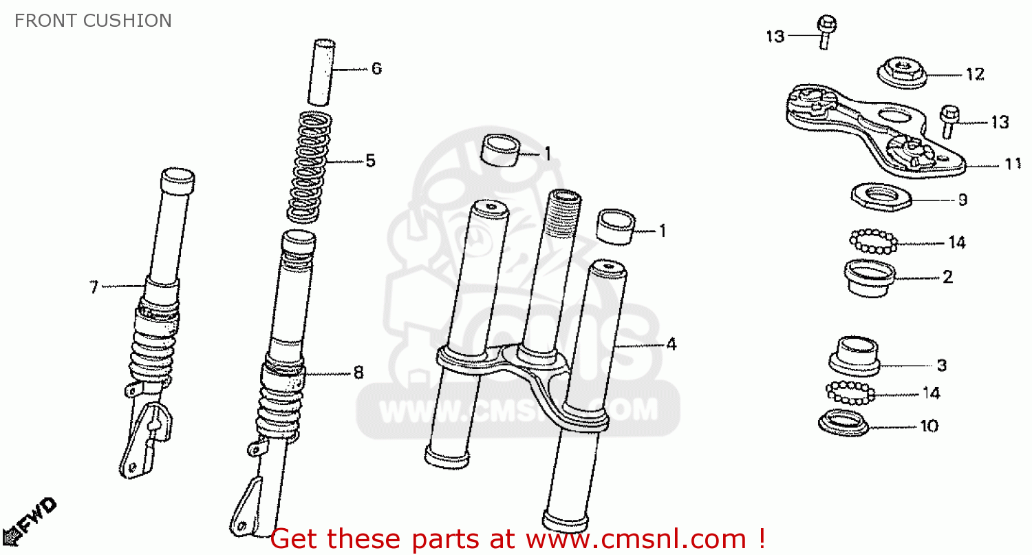 Honda NCZ50 MOTOCOMPO 1981 (B) AUSTRALIA parts lists and schematics