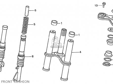 Honda NCZ50 MOTOCOMPO 1981 (B) BELGIUM GERMANY parts lists and schematics
