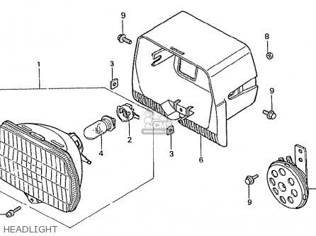 Honda NCZ50 MOTOCOMPO 1981 (B) FRANCE parts lists and schematics
