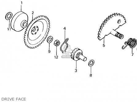 Honda Honda NQ50 SPREE 1985 (F) USA parts lists and schematics