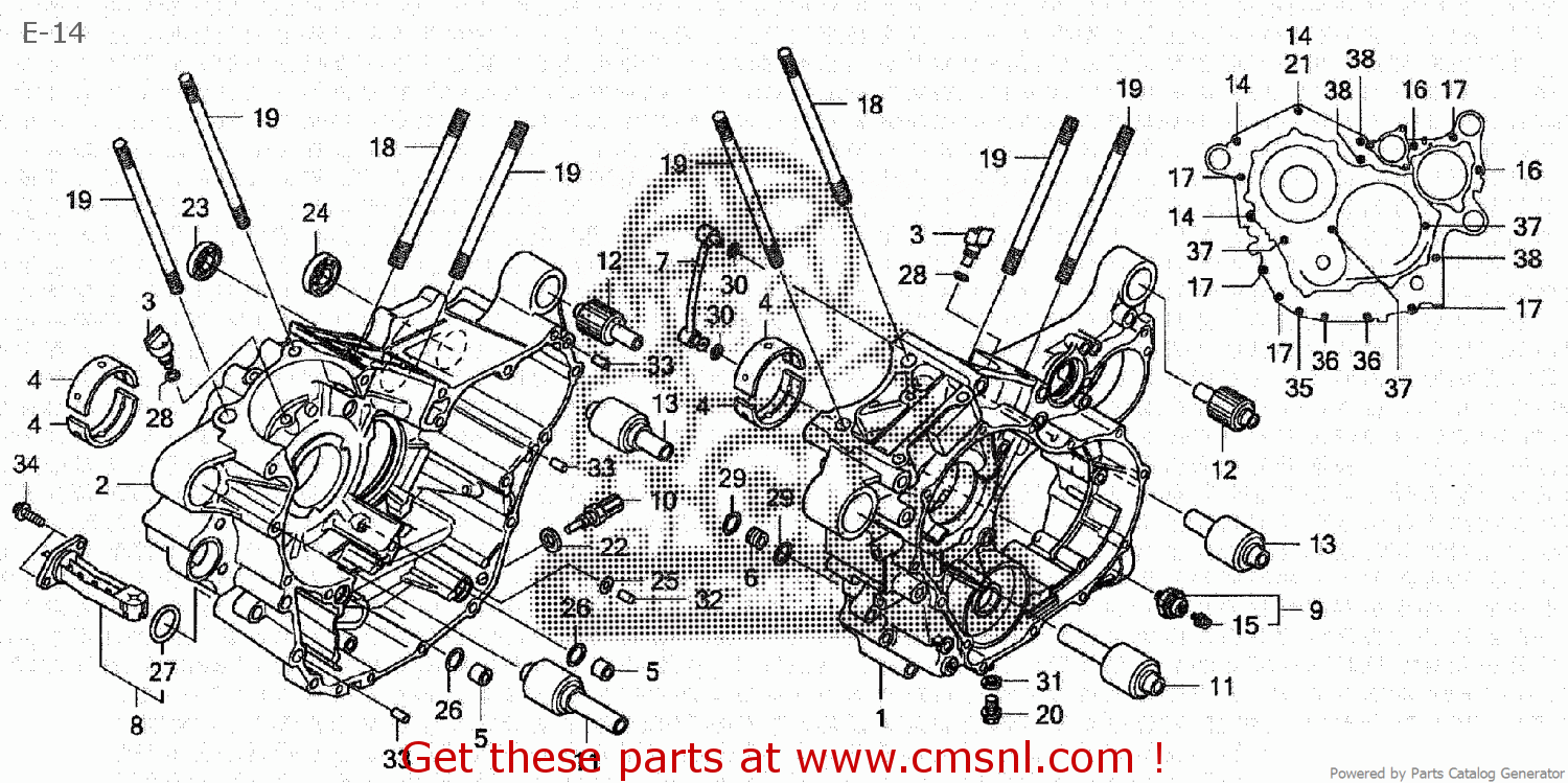 Honda NSA700A DN-01 2009 (9) JAPAN RC55-110 E-14 - buy E-14 spares online