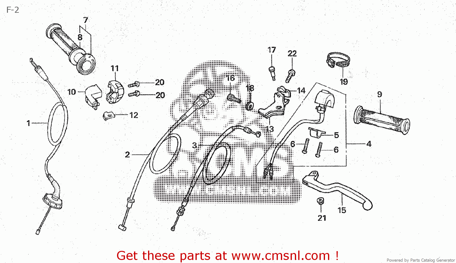 Honda NSF100 2006 HRC JAPAN F-2 - buy F-2 spares online