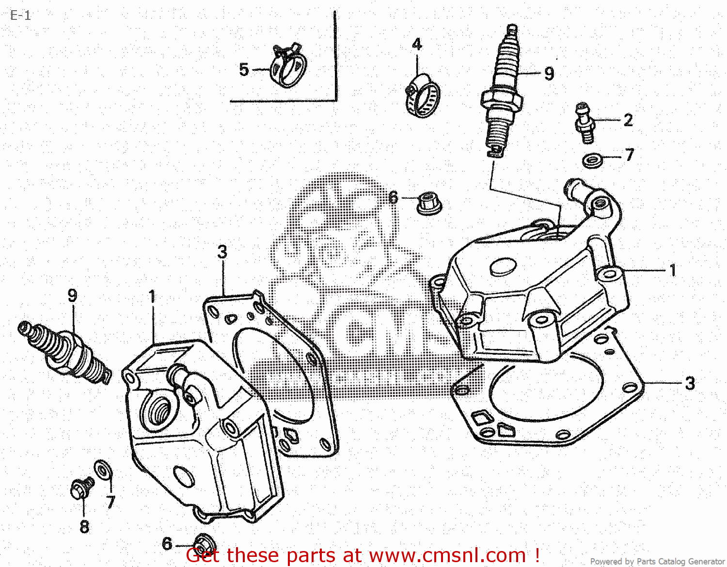 Honda NSR250R 1986 (G) JAPAN MC16-100 E-1 - buy E-1 spares online