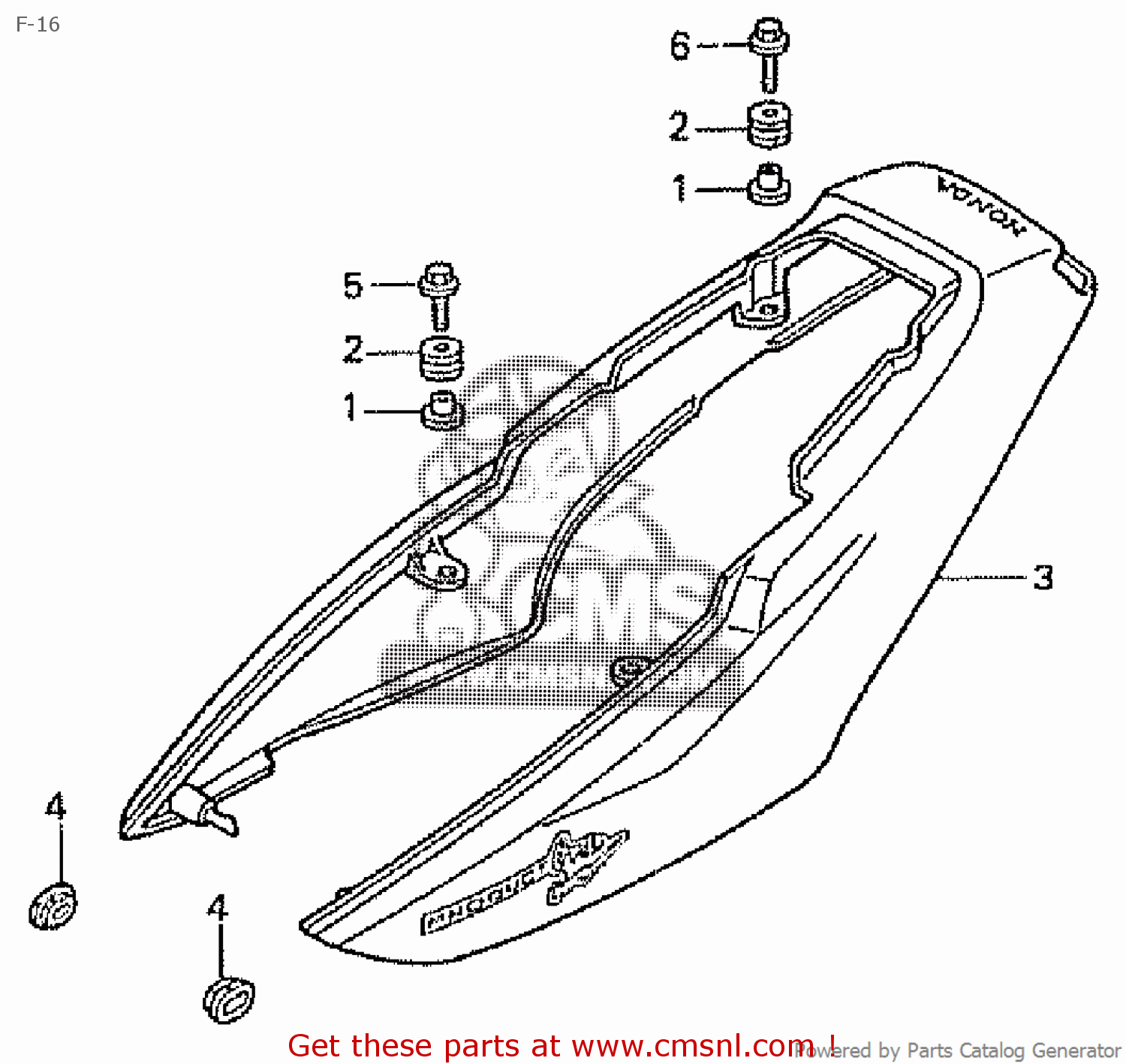 Honda NT650 BROS 1990 (L) JAPAN RC31-110 parts lists and schematics