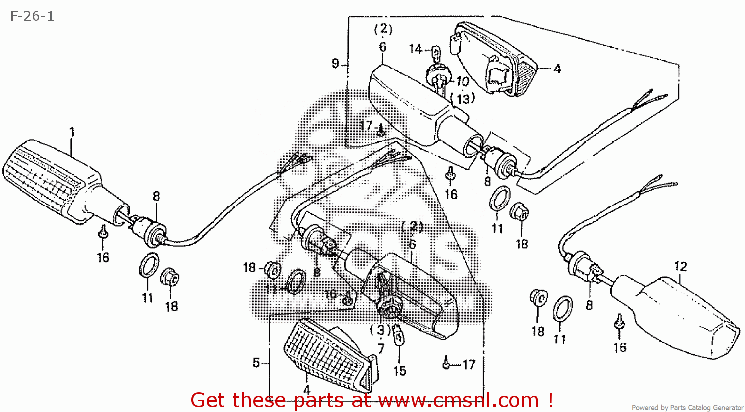 Honda Honda NT650 BROS 1990 (L) JAPAN RC31-110 parts lists and schematics