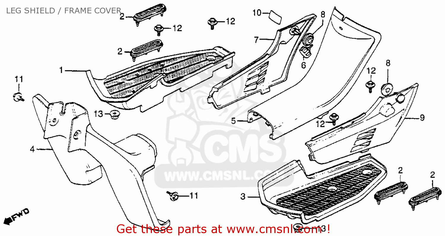Honda Honda NX50M EXPRESS SR 1981 (B) USA parts lists and schematics