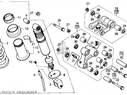 Honda NX650 DOMINATOR 1989 (K) USA parts lists and schematics