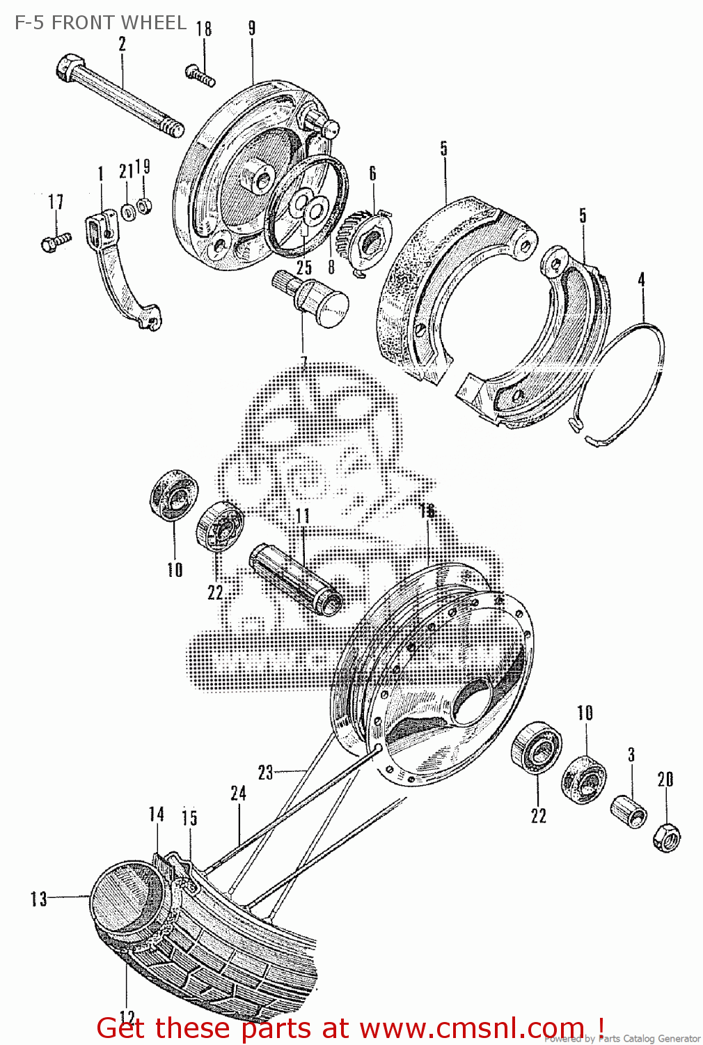 Honda P50 parts lists and schematics