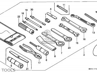 Honda PC800 PACIFIC COAST 1989 (K) CANADA parts lists and schematics