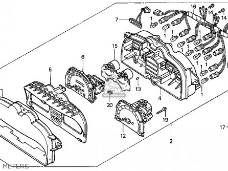 Honda PC800 PACIFIC COAST 1997 (V) USA CALIFORNIA parts lists and ...