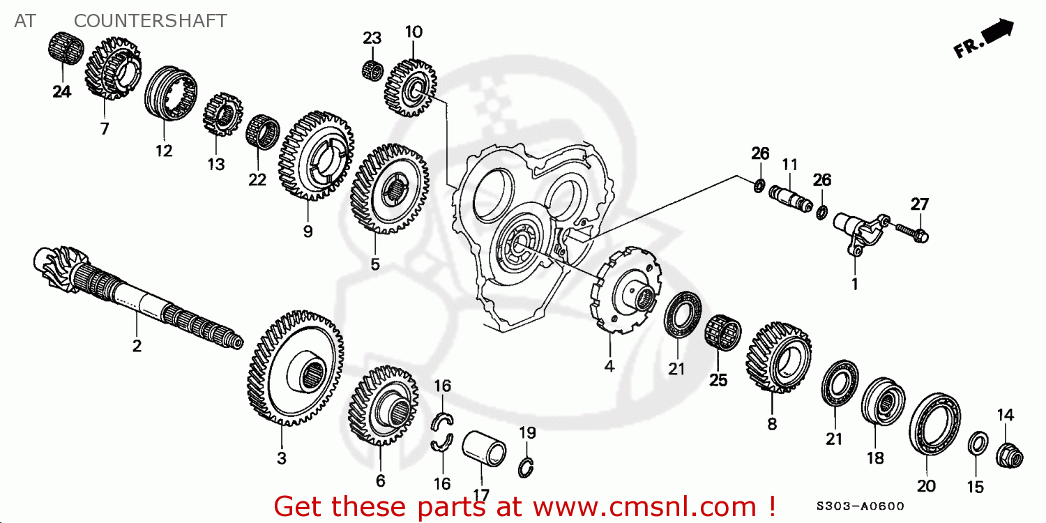 Honda PRELUDE 1998 (W) 2DR BASE (KA) AT COUNTERSHAFT - buy AT ...