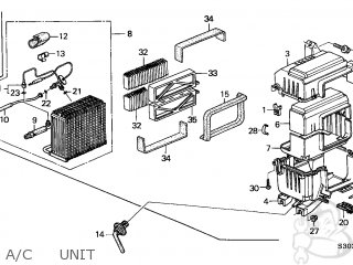 Honda PRELUDE 1998 (W) 2DR TYPESH (KA) parts lists and schematics