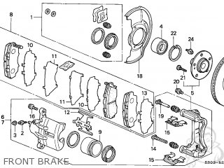 Honda PRELUDE 1998 (W) 2DR TYPESH (KA) parts lists and schematics