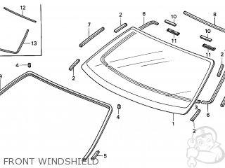 Honda Honda PRELUDE 1998 (W) 2DR TYPESH (KA) parts lists and schematics