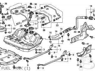 Honda PRELUDE 1998 (W) 2DR TYPESH (KA) parts lists and schematics